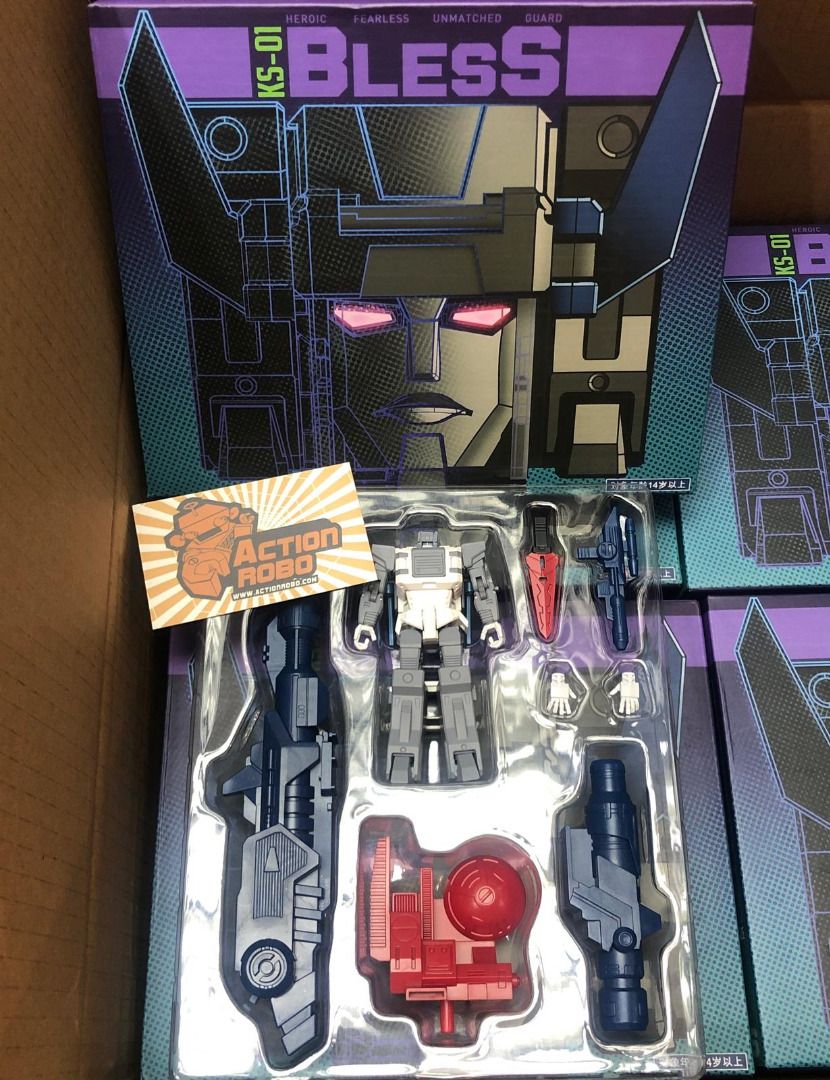 Mod Fans KS01 Bless 模fans福頭 布萊斯福大頭 (泰坦福特用, 亦可搭配小比例頭領戰士 Transformers Titan Fortress Maximus use ...