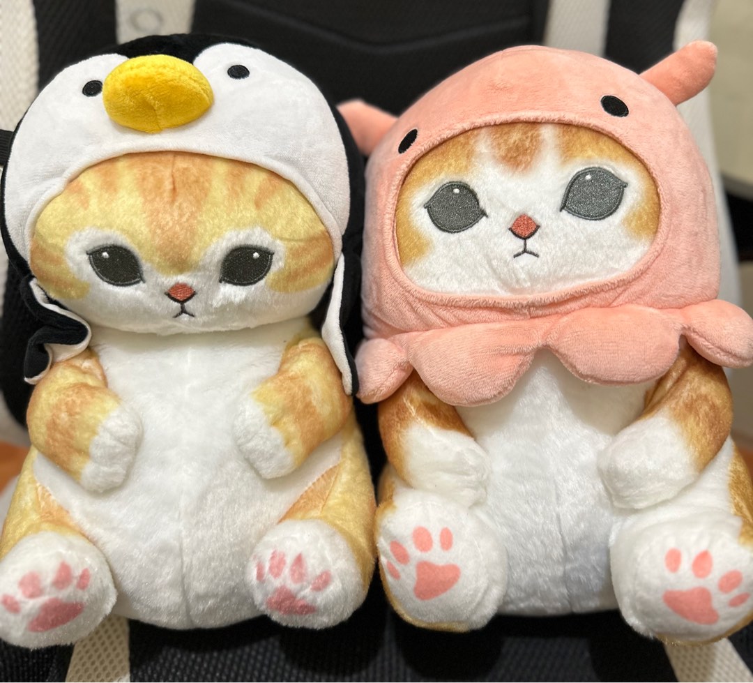 Mofusand Octopus and Penguin Plushie Bundle, Hobbies & Toys, Toys & Games on Carousell