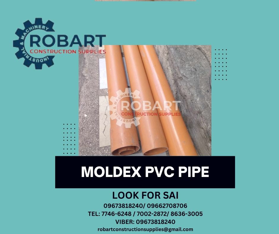 Moldex PVC Pipe, Commercial & Industrial, Construction Tools ...