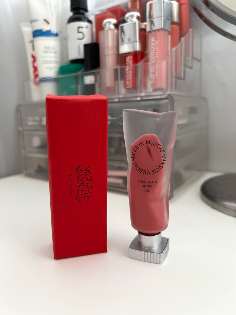 MUZIGAE MANSION OBJET WATER LIP TINT #006 BEHIND, Beauty & Personal ...