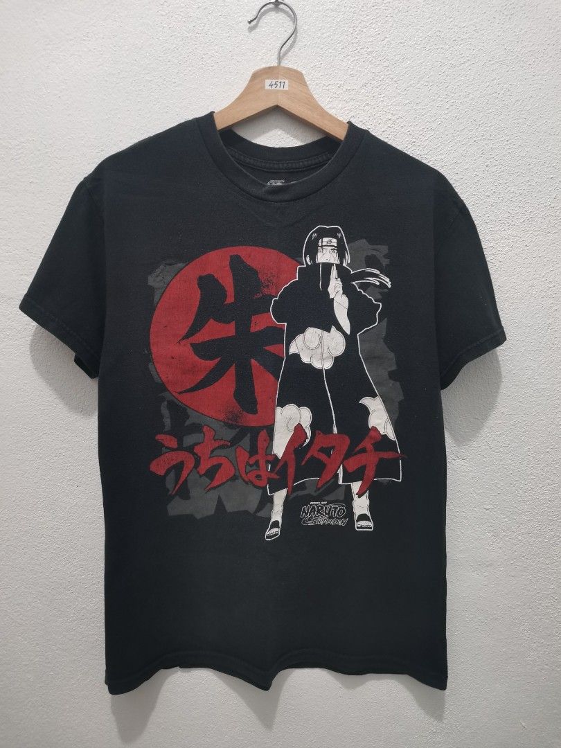 Naruto Itachi Uchiha Akatsuki Vintage Anime Japanese, Men's Fashion ...