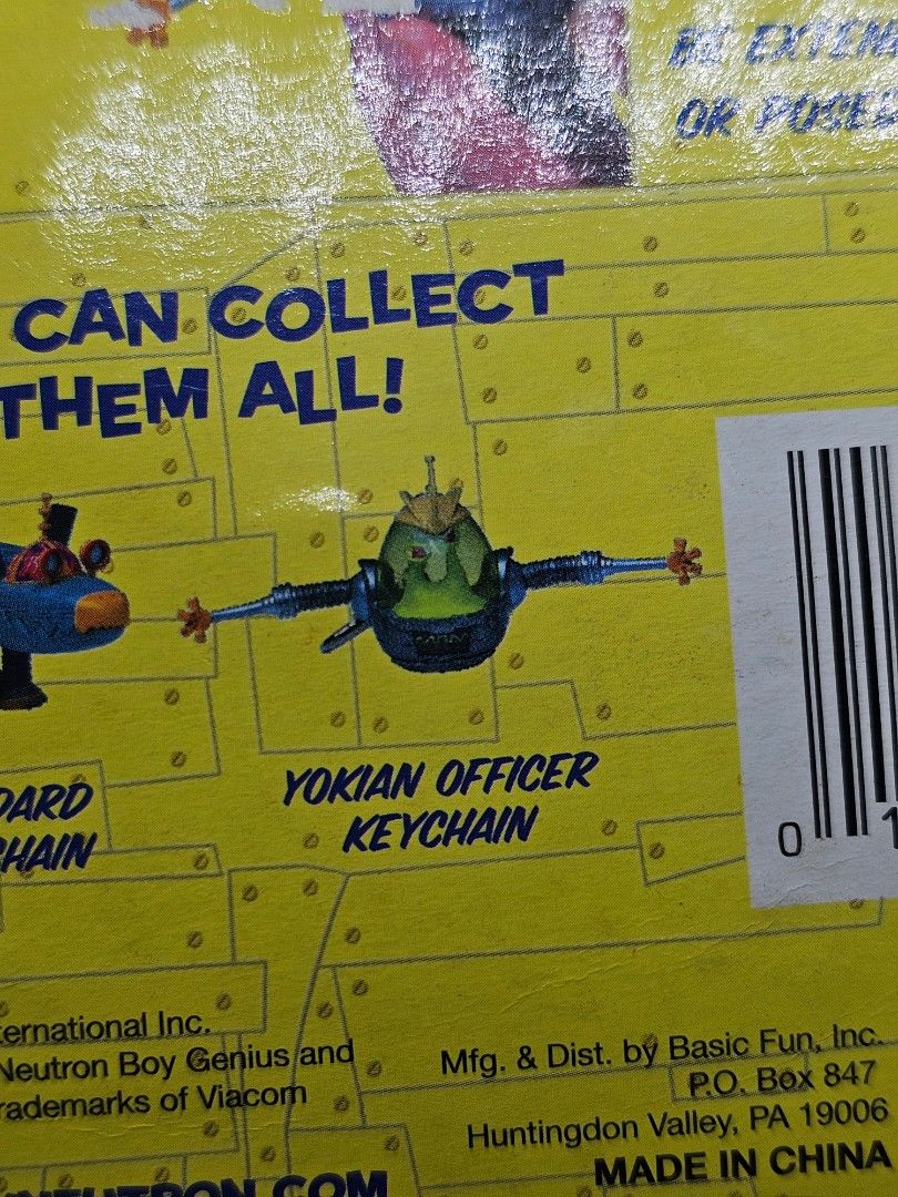 Nickelodeon Jimmy Neutron Yokian Officer Keychain, Hobbies & Toys ...