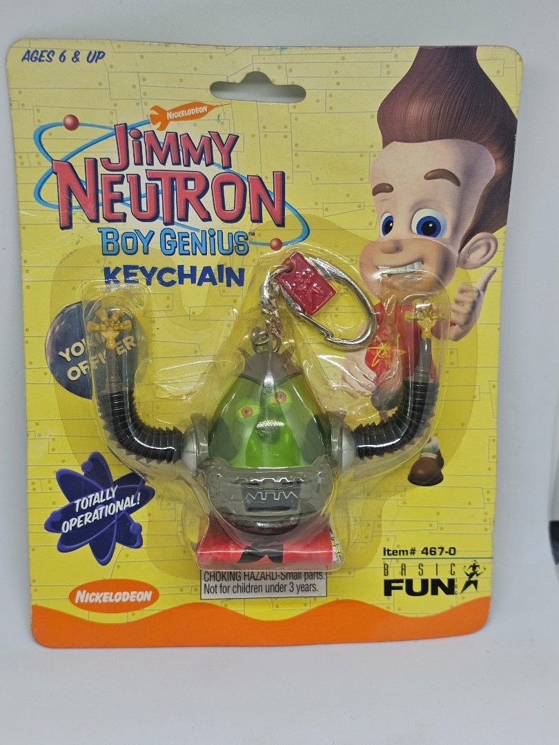 Nickelodeon Jimmy Neutron Yokian Officer Keychain, Hobbies & Toys ...