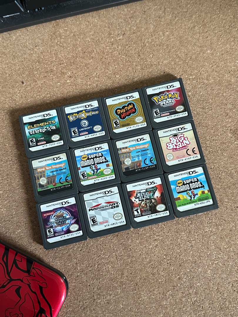 Nintendo DS game carts cartridge, Video Gaming, Video Games, Nintendo ...
