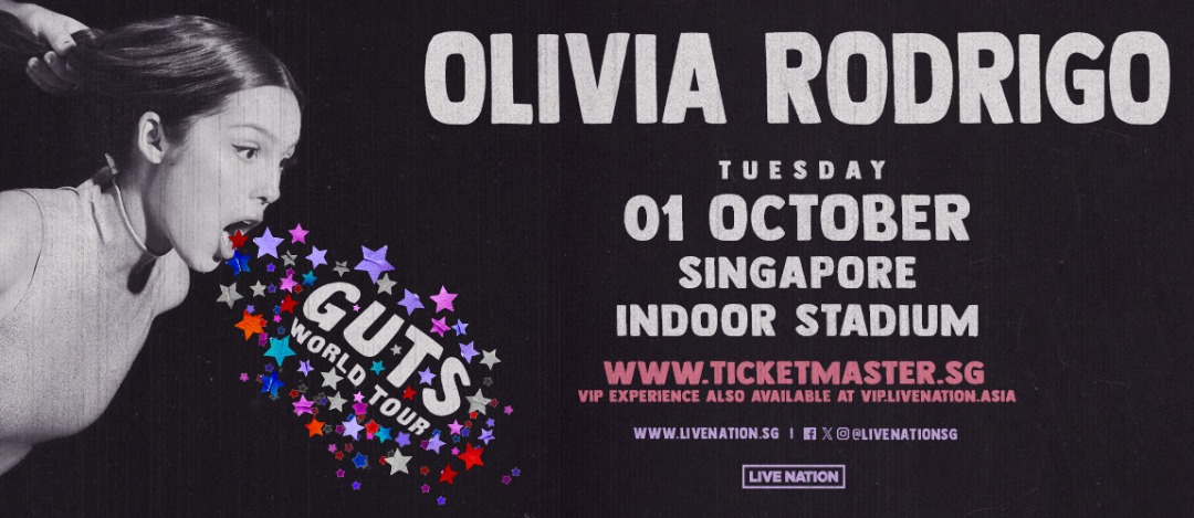 Olivia Rodrigo - GUTS world tour in Singapore, Tickets & Vouchers ...