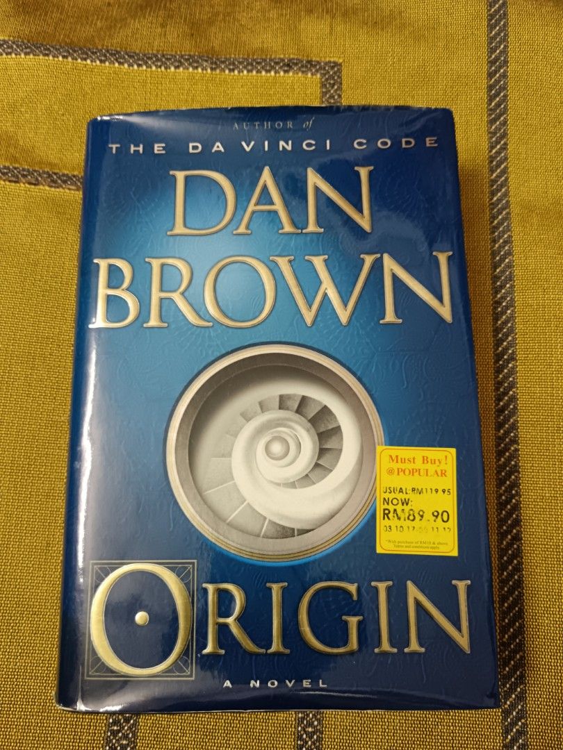 Origin by Dan Brown, Hobbies & Toys, Books & Magazines, Storybooks on ...
