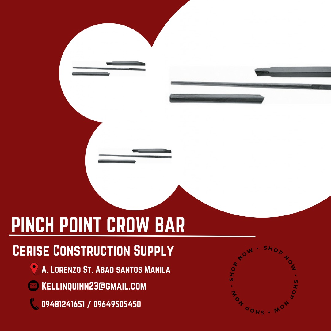 Pinch Point Crow Bar, Commercial & Industrial, Construction Tools ...