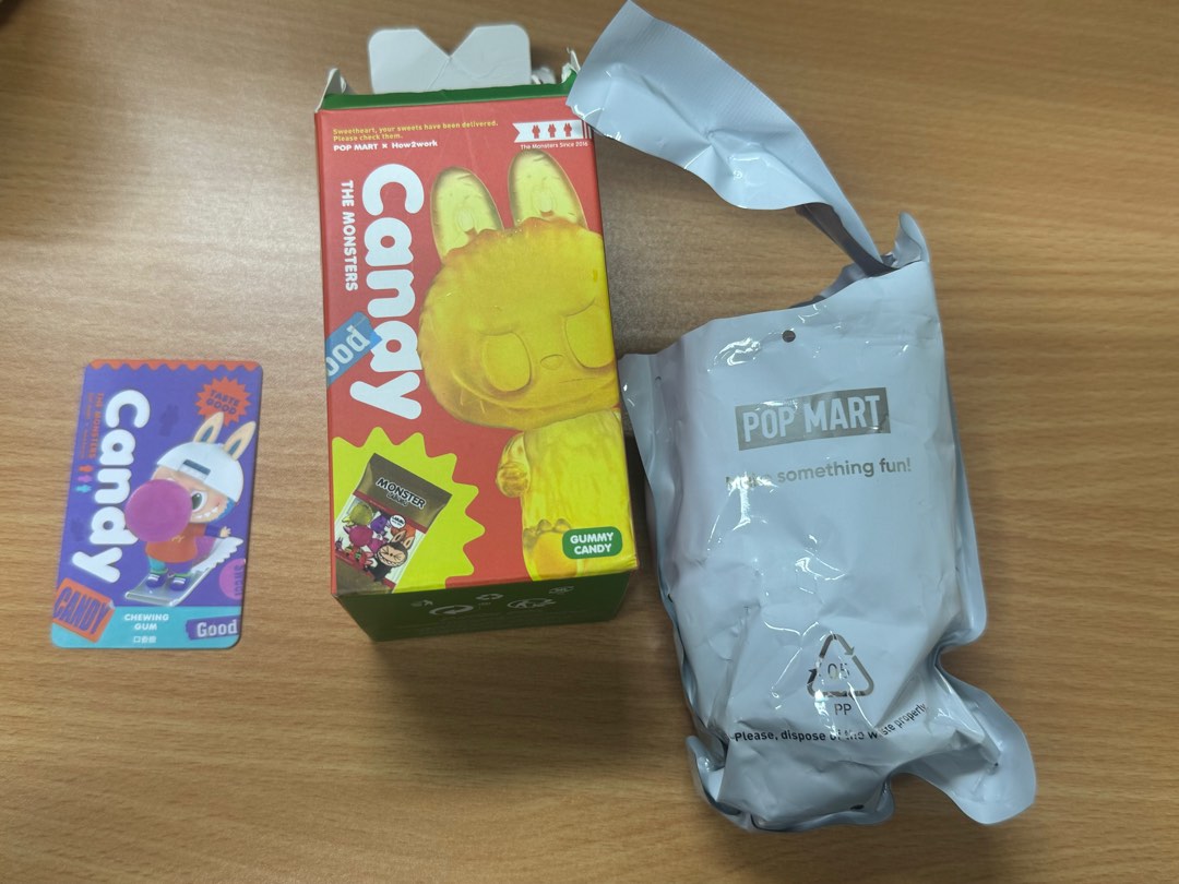 Popmart The Monsters Candy Series - Chewing Gum, Hobbies & Toys, Toys ...