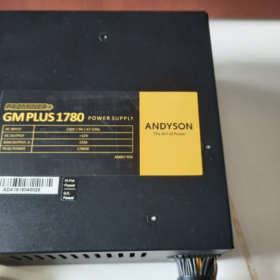 Power Supply Unit Andyson Prominer+ GM Plus 1780, Elektronik, Bagian ...