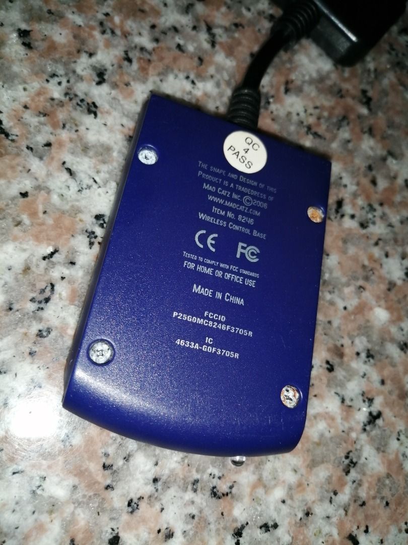 PS2 Mad Catz 2.4GHz Wireless Controller and Receiver (Pressure Sensitive), Video Gaming, Gaming ...