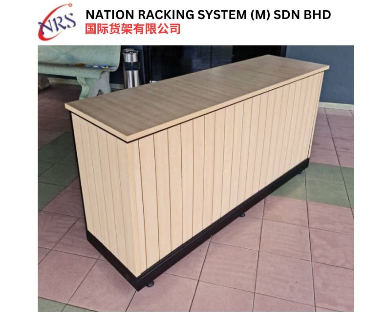 NEW ARRIVAL Custom Wooden Modern Store Front Desk Rack Minimalist ...