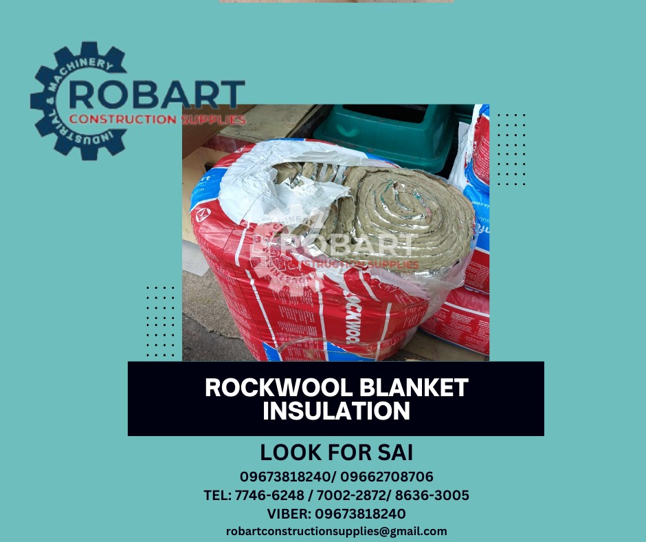 Rockwool Blanket Insulation with foil, Commercial & Industrial ...