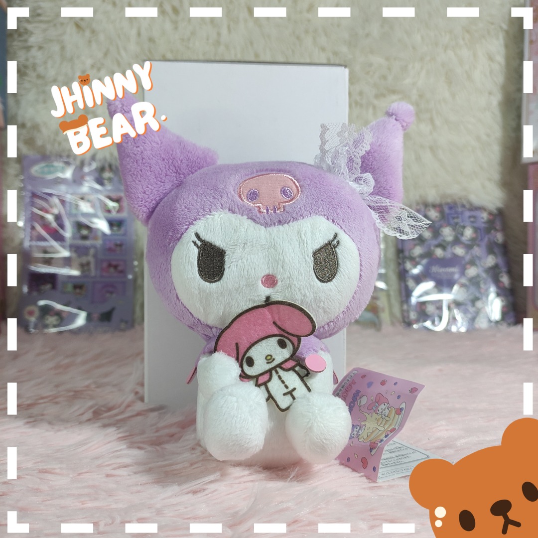 Sanrio Kuromi Purple Otomodachi Dokko (My Melody Kuromi) | 8.6 inches ...