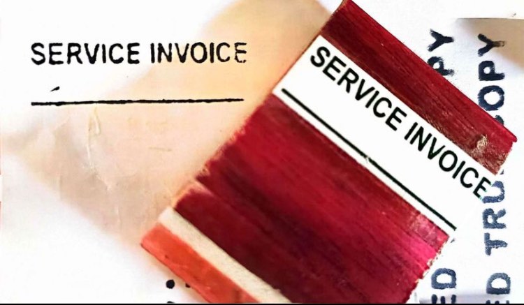 SERVICE INVOICE STAMP, Hobbies & Toys, Memorabilia & Collectibles ...