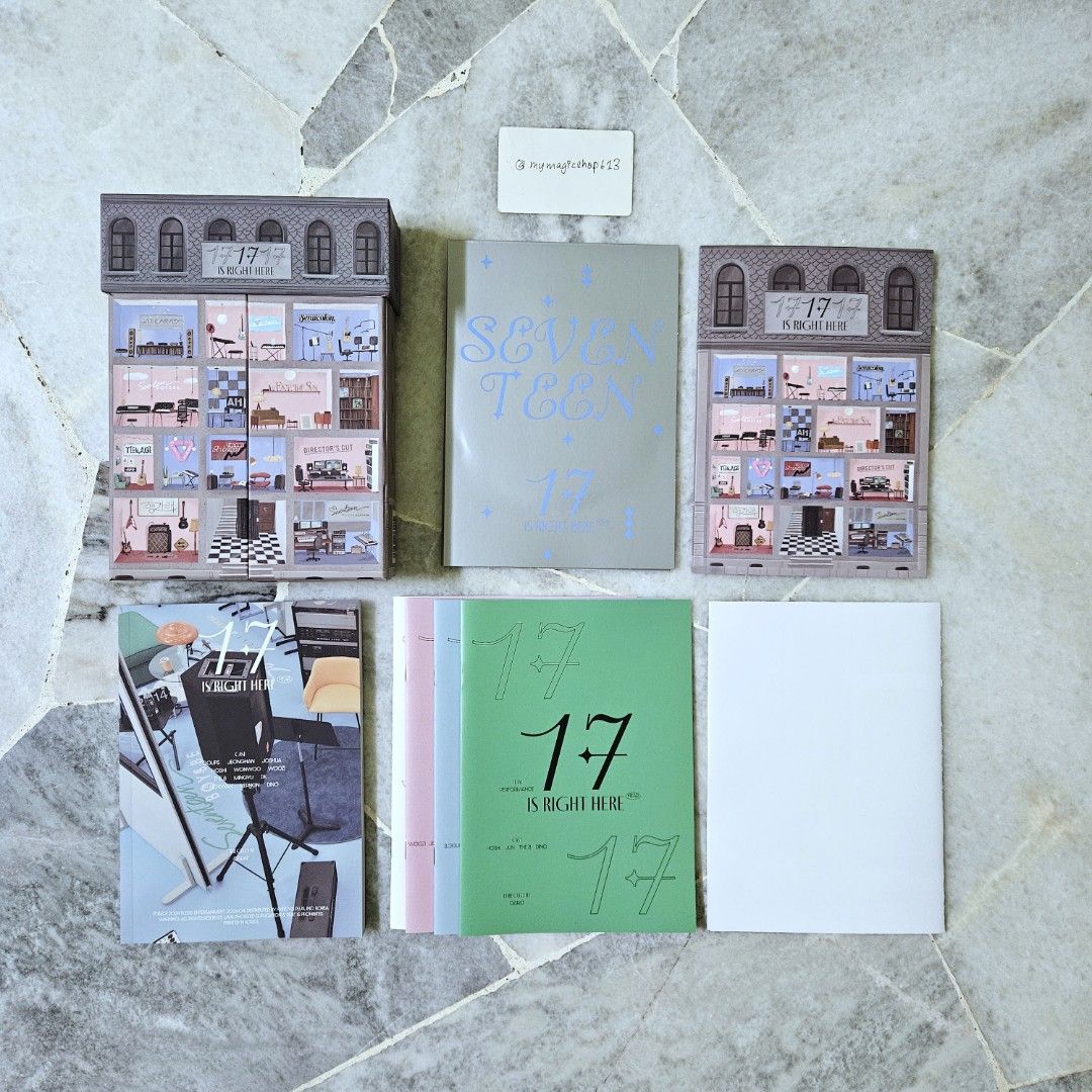 SEVENTEEN BEST ALBUM '17 IS RIGHT HERE' LOOSE | PHOTOCARD SET, CD & PHOTOBOOK SET, Hobbies ...