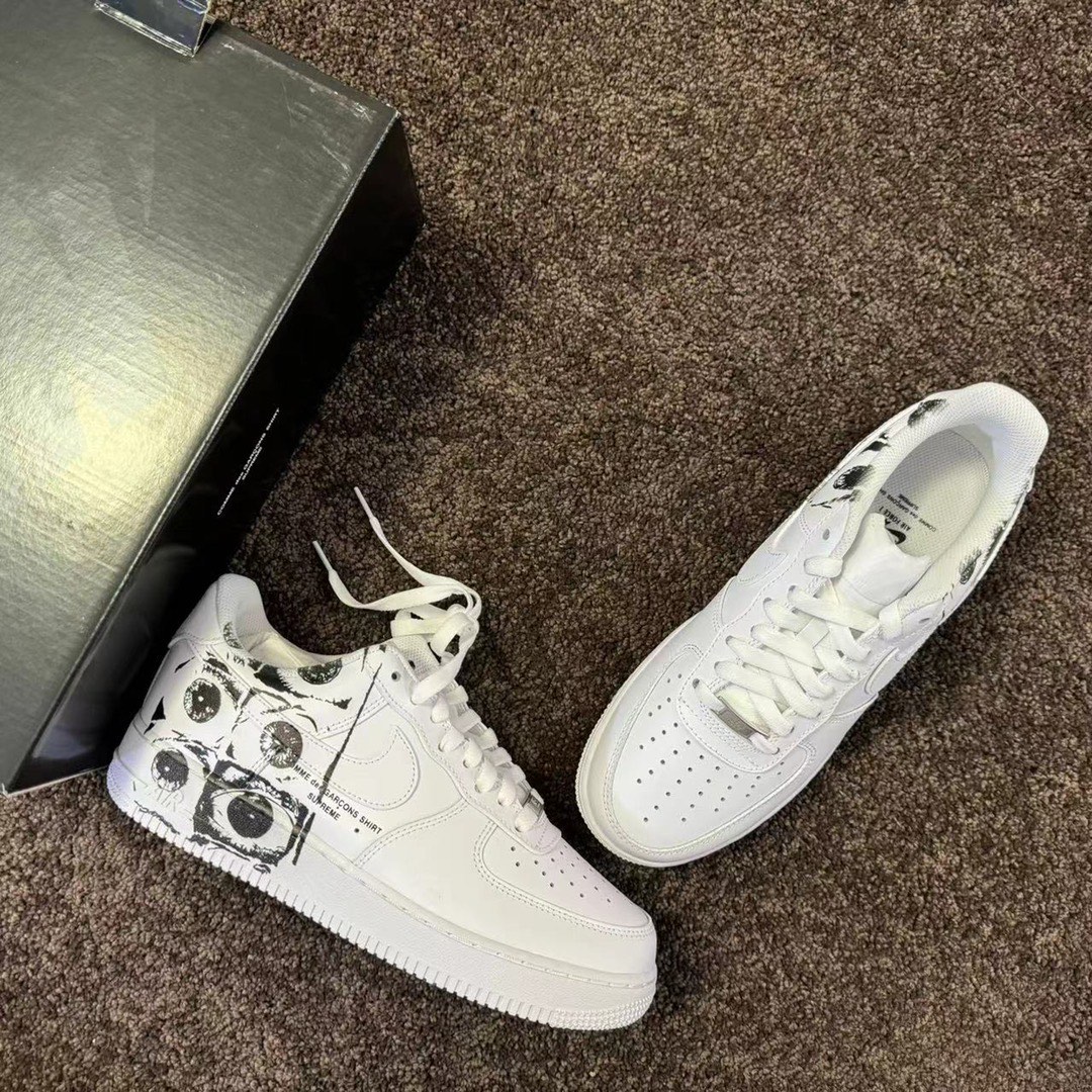 Nike x CDG x Sup Air Force 1 Low 'Shirt', Men's Fashion, Footwear ...