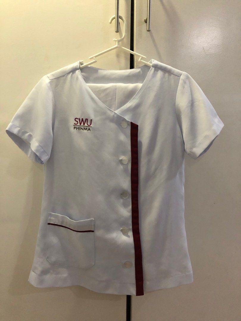 SWU PHINMA White uniform, Women's Fashion, Dresses & Sets, Sets or ...