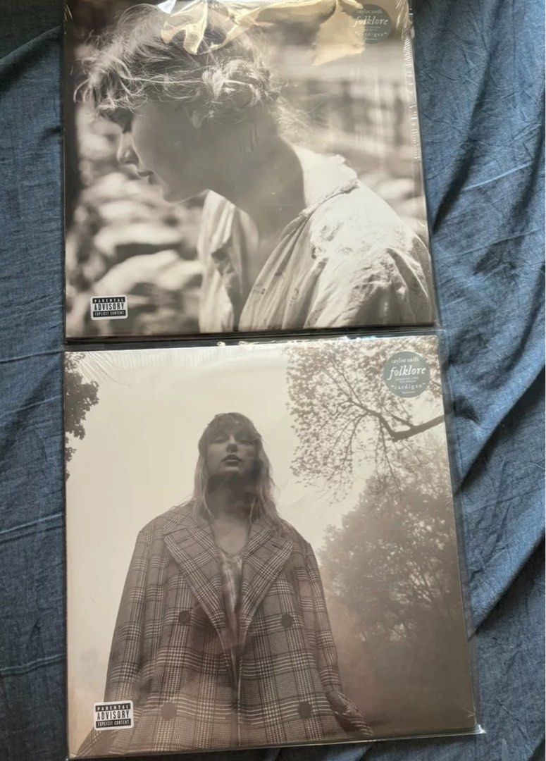 Taylor Swift folklore variant limited Vinyl (SUPER RARE), Hobbies ...