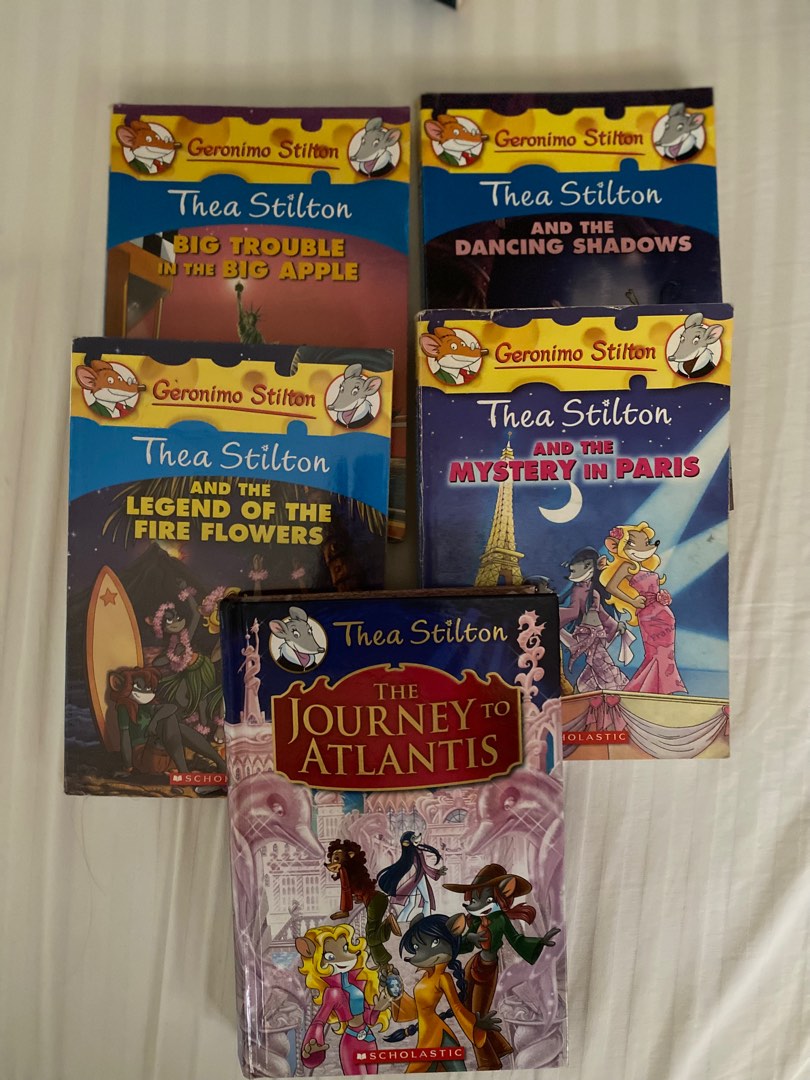Thea Stilton set of 5( 4 paper back, 1 hardbound), Hobbies & Toys ...