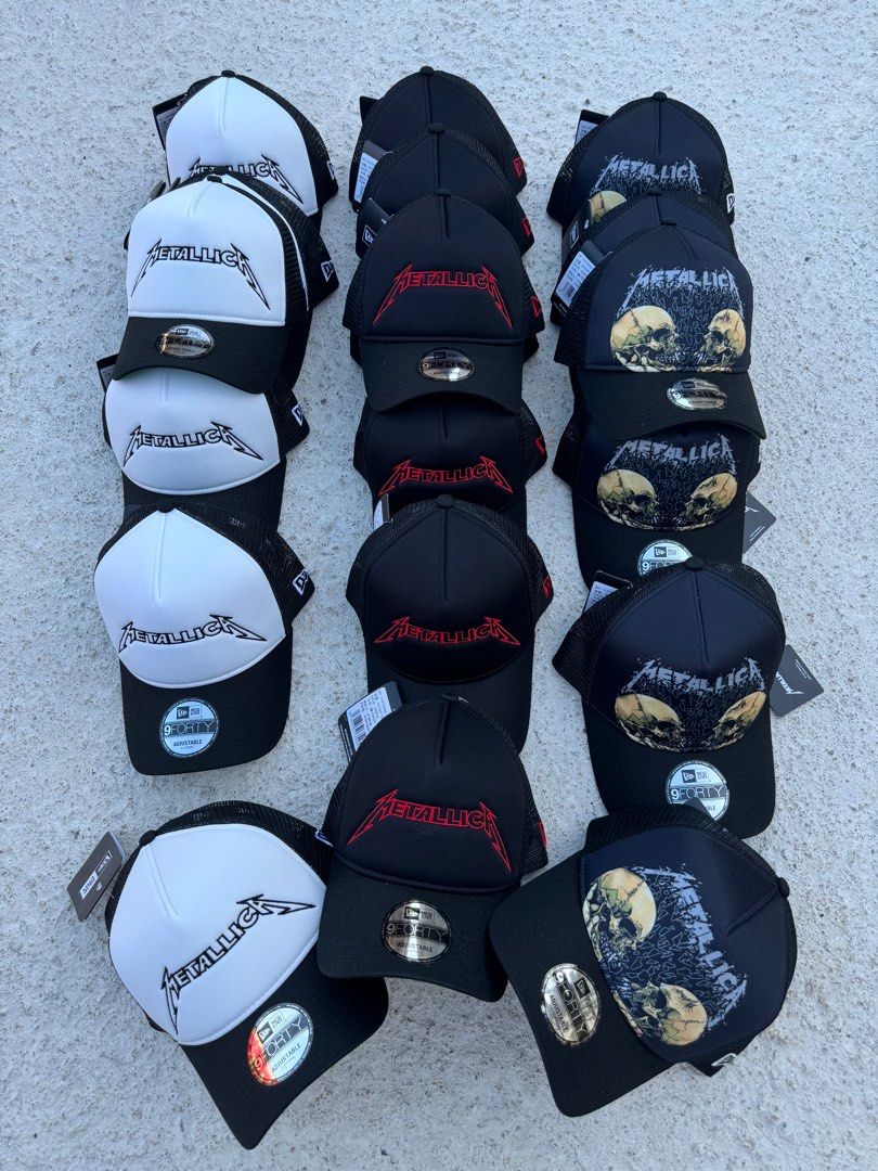 Tucker Cap New Era X Metallica, Men's Fashion, Watches & Accessories ...