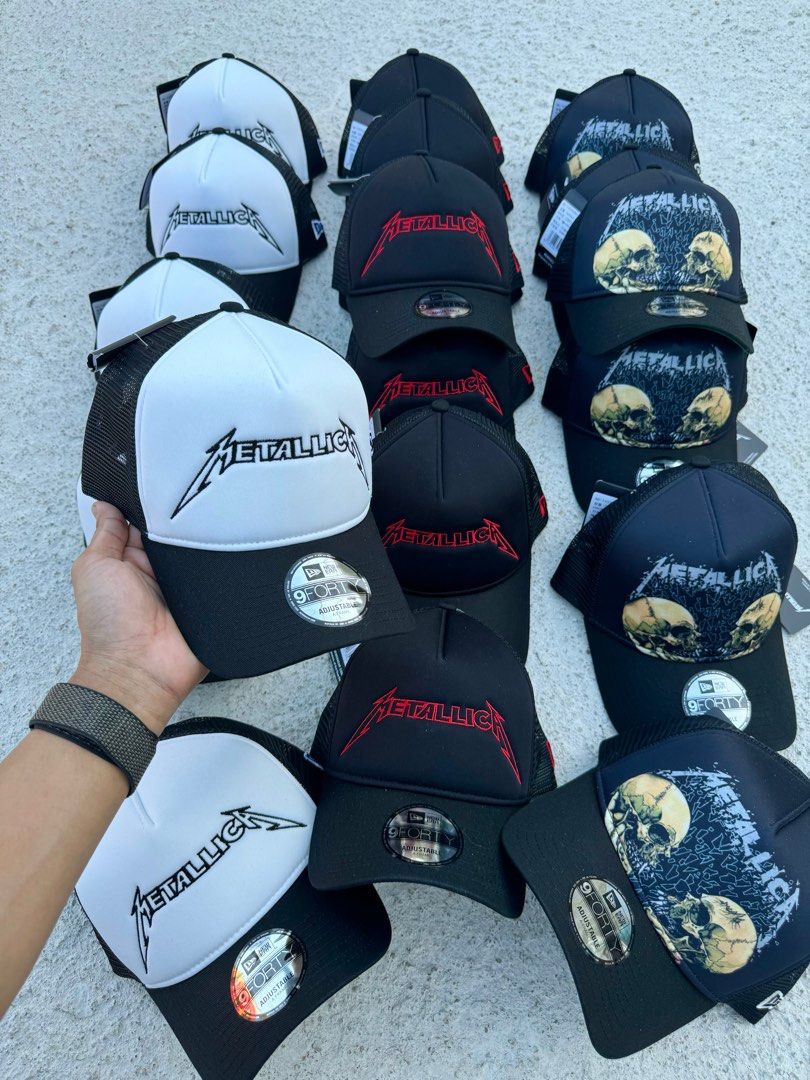 Tucker Cap New Era X Metallica, Men's Fashion, Watches & Accessories ...