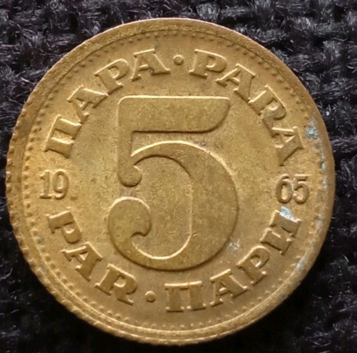 Uang Koin Kuno Yugoslavia 5 Para 1965, Antik, Uang Lama di Carousell