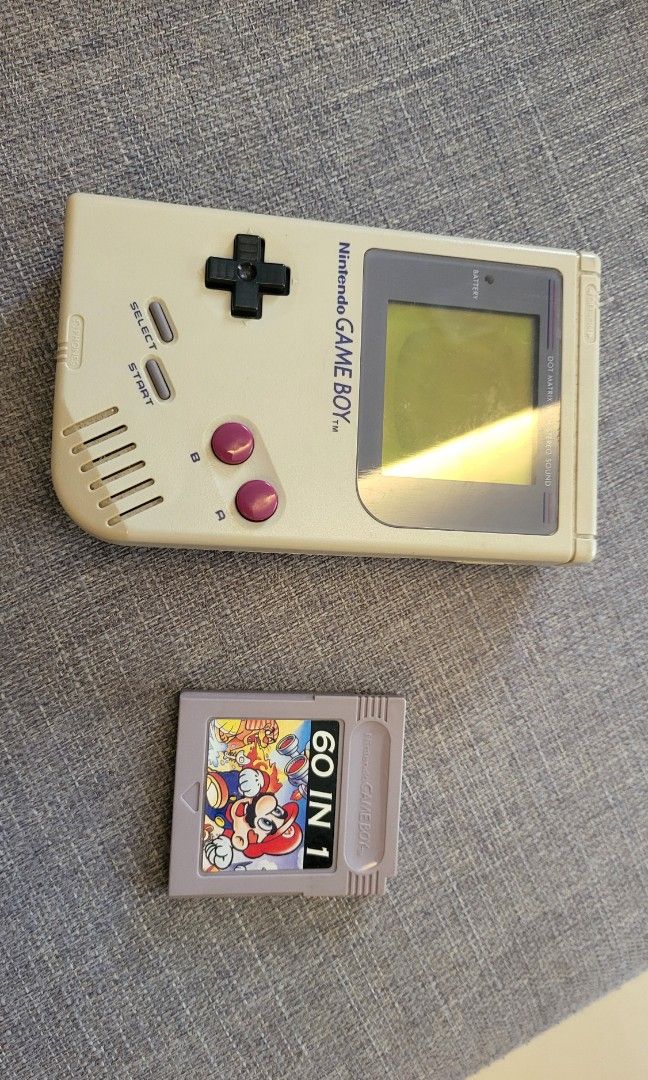 Vintage fat gameboy bundle with 6 cartridges(fixed price), Video Gaming ...