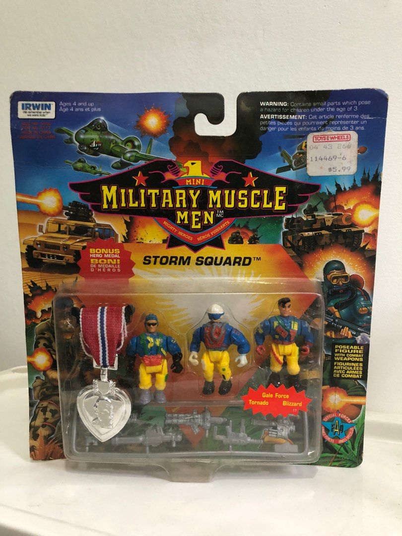 Vintage military muscle men figures, Hobbies & Toys, Toys & Games on ...
