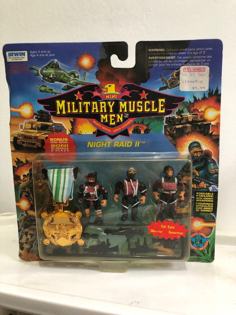 Vintage military muscle men figures, Hobbies & Toys, Toys & Games on ...