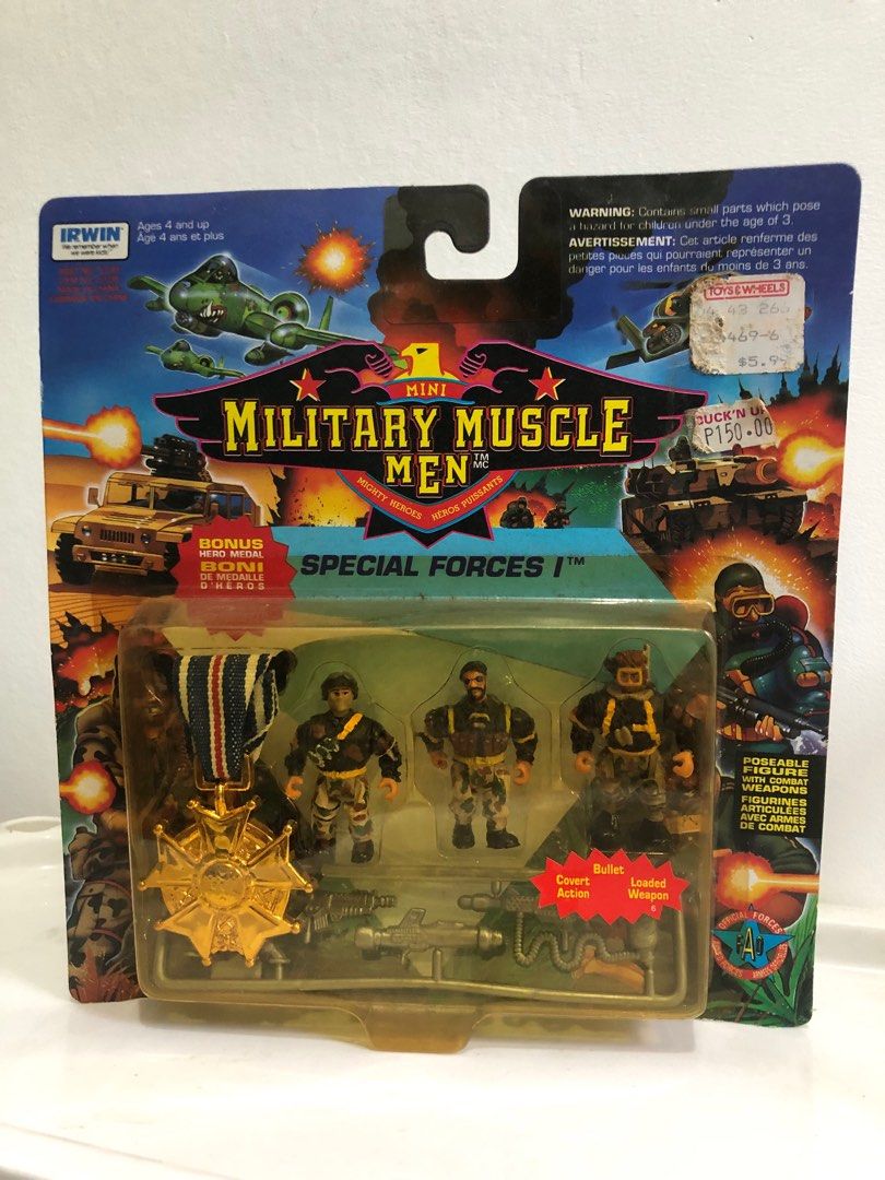Vintage military muscle men figures, Hobbies & Toys, Toys & Games on ...