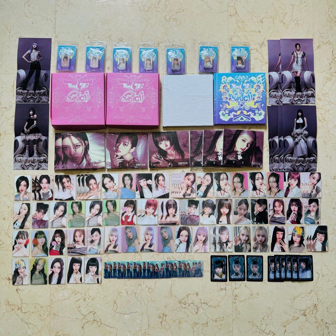 wts ive ive switch albums + pc/pob (gaeul yujin rei wonyoung liz leeseo ...