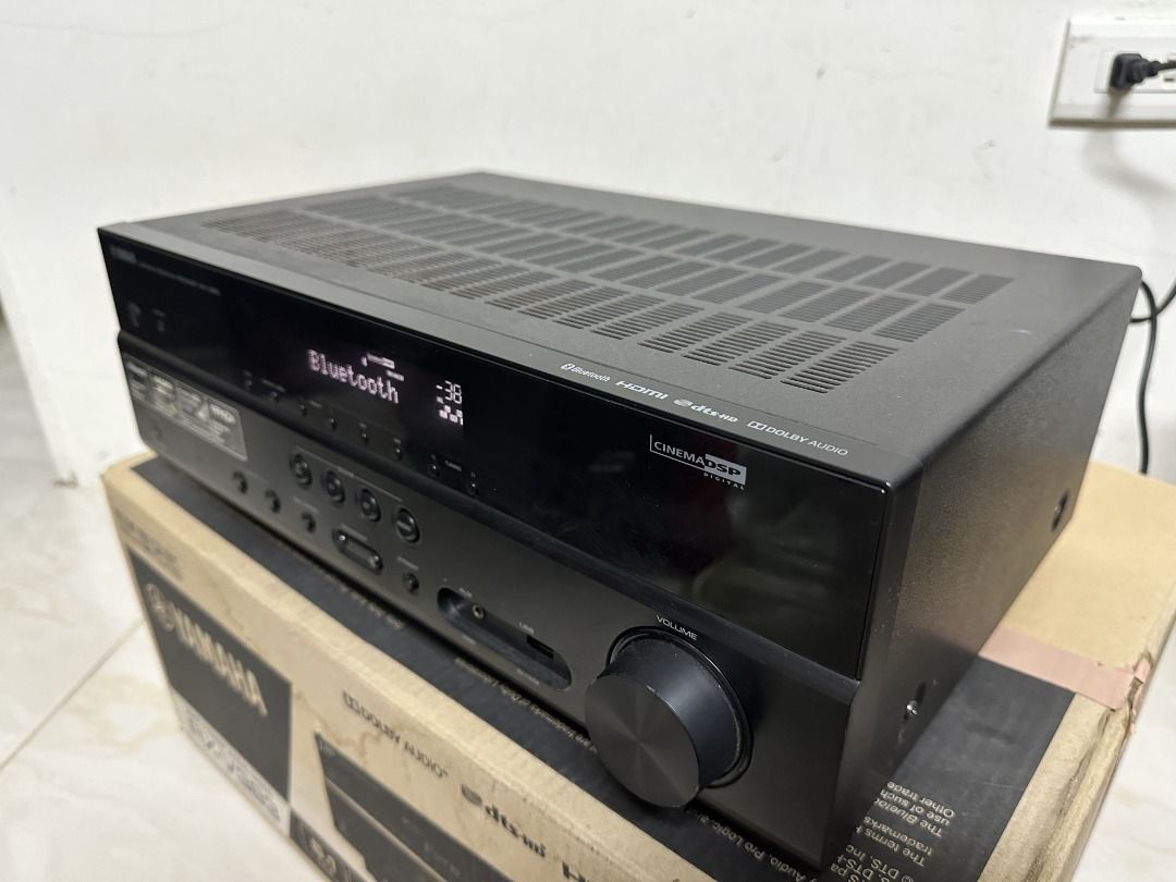 YAMAHA RX V383 5.1 環繞擴大機 4K HDMI 藍芽 全新遙控器, 耳機及錄音音訊設備, 其他音響配件及設備在旋轉拍賣