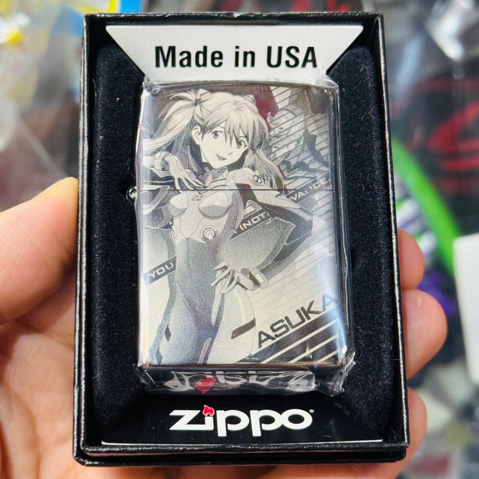 Zippo Lighter Evangelion Shikinami Asuka Langley Made in USA 新世紀福音戰士 惣流 ...