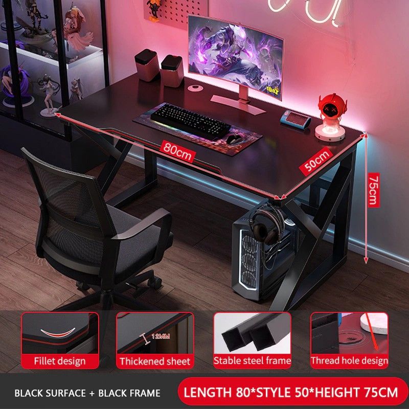 120cm Computer Desk Office Desk Modern Home Desk Student Learning ...