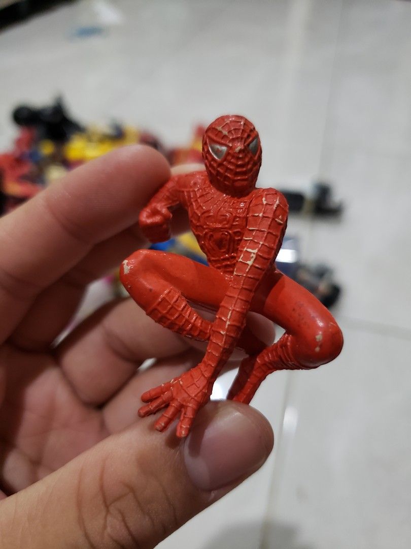 ACTION FIGURE SUPERHERO SUPER HERO SPIDERMAN SPIDER MEN SPIDERMEN RED ...
