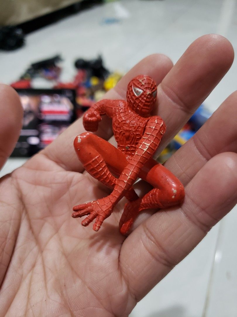 ACTION FIGURE SUPERHERO SUPER HERO SPIDERMAN SPIDER MEN SPIDERMEN RED ...
