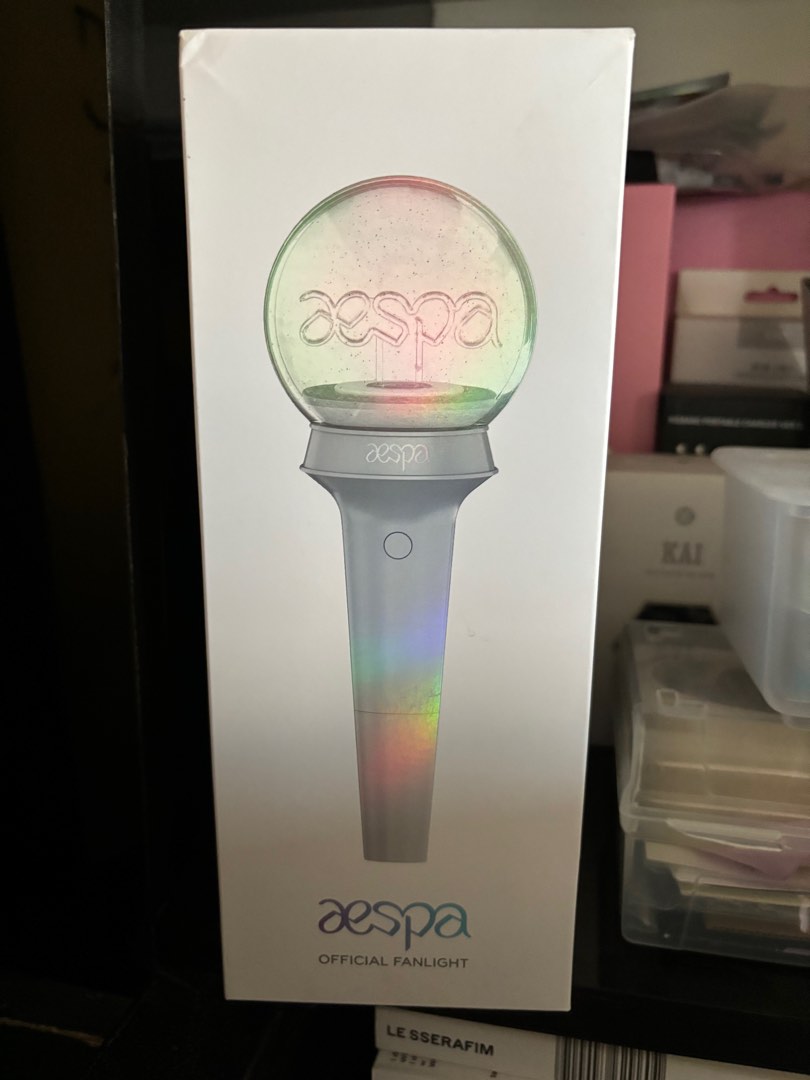 Aespa lightstick sealed, Hobbies & Toys, Memorabilia & Collectibles, K ...