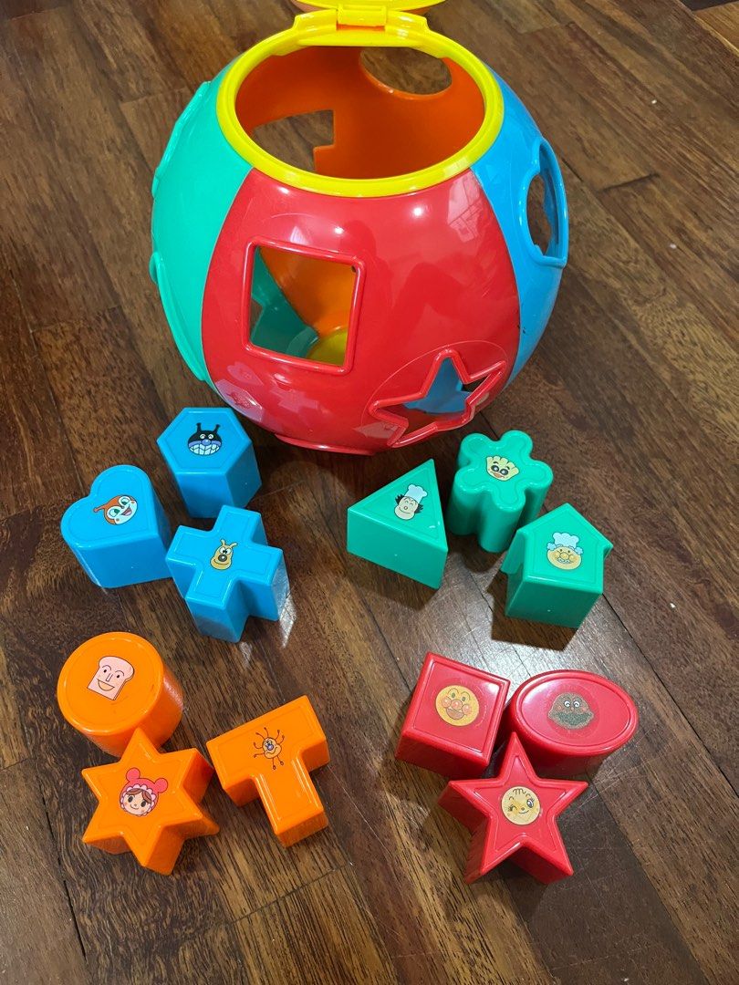 Anpanman Shape Sorter Game, Hobbies & Toys, Toys & Games on Carousell