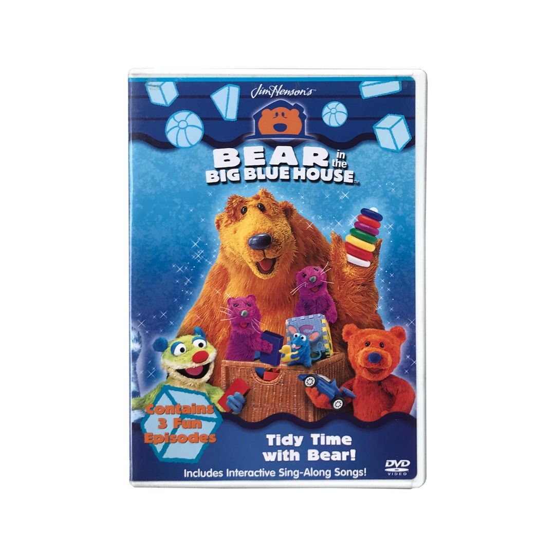 Bear in the Big Blue House: Tidy Time with Bear and Friends (DVD), Hobbies & Toys, Music & Media ...
