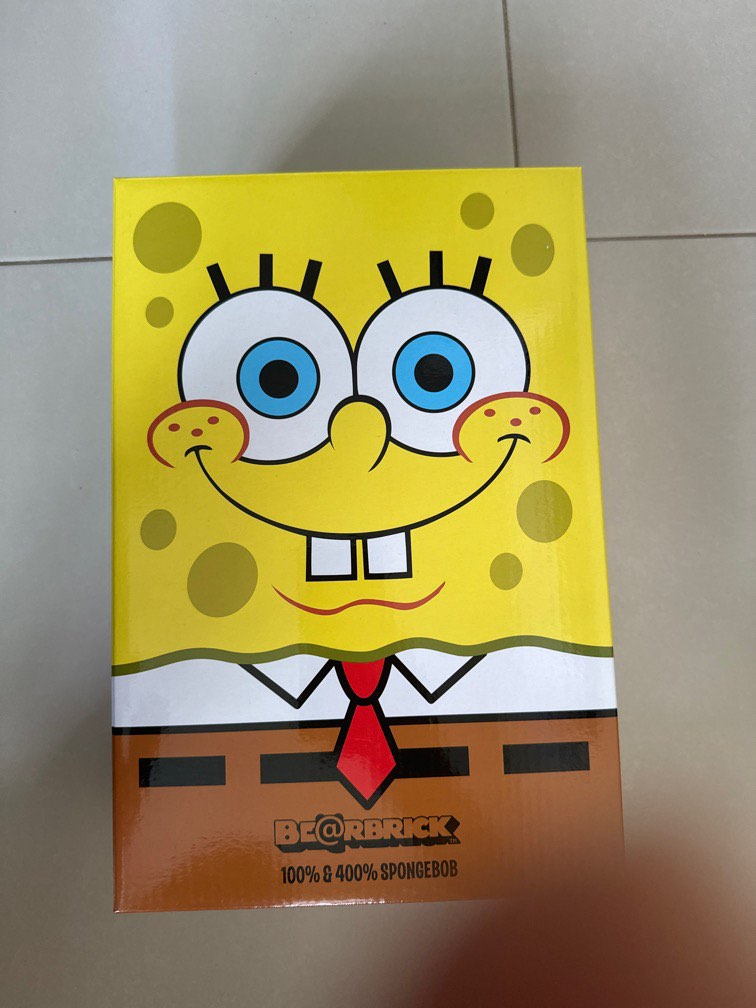 Bearbrick Spongebob 400+100%, Hobbies & Toys, Toys & Games on Carousell
