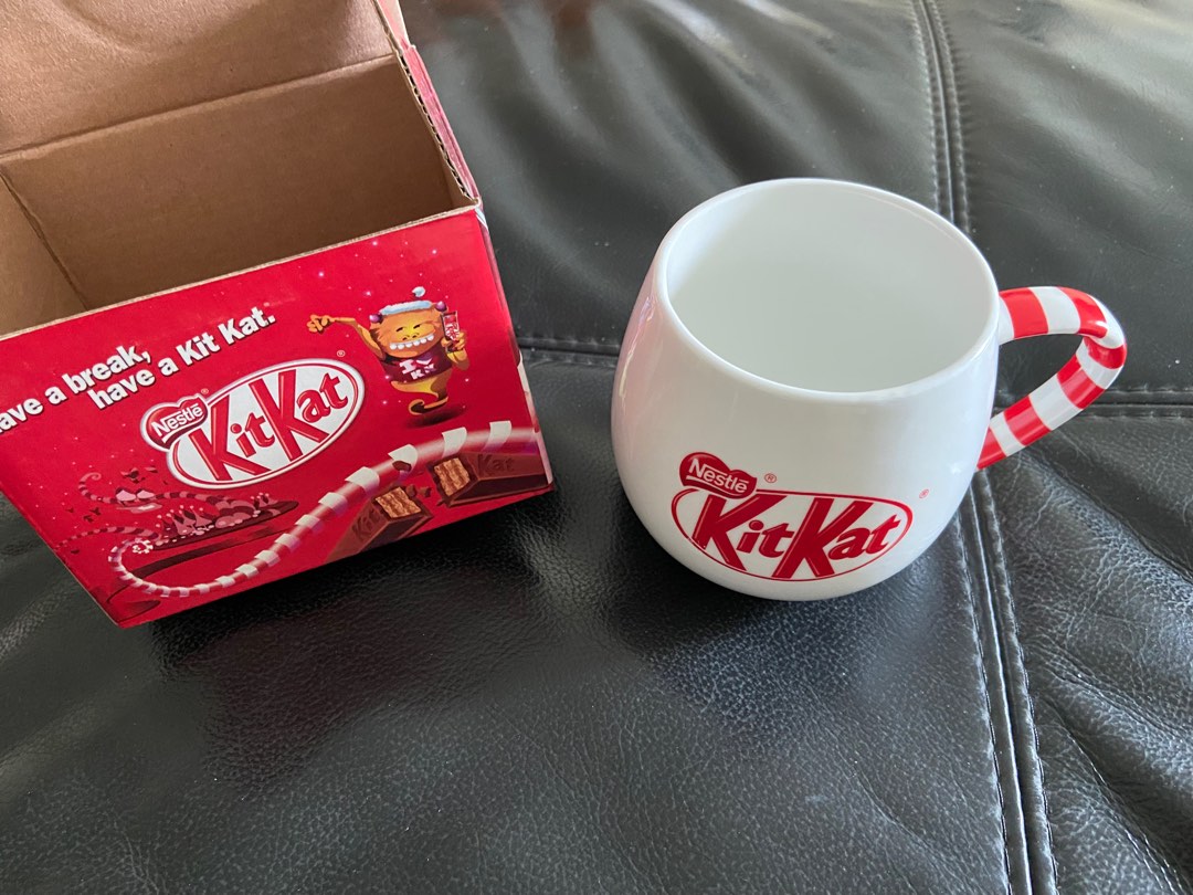 BN Kit Kat Christmas porcelain mug limited edition, Furniture & Home ...