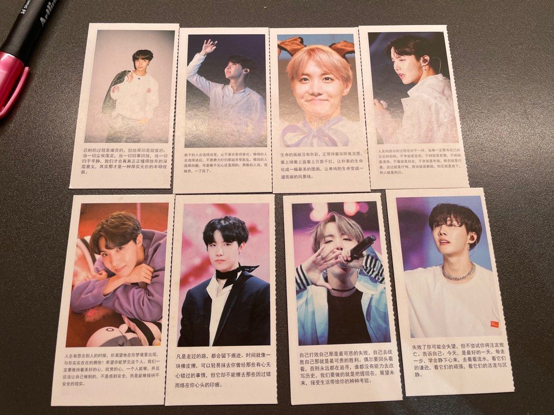 BTS J-Hope photocards, Hobbies & Toys, Memorabilia & Collectibles, K ...