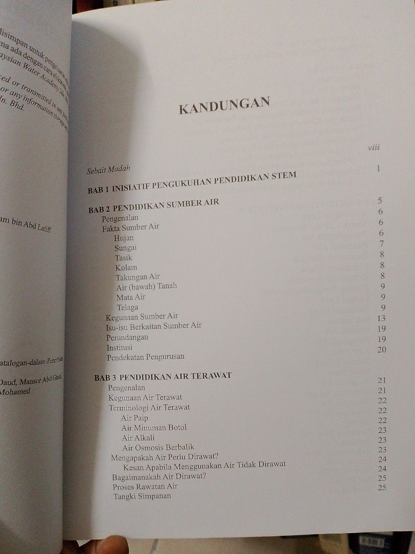 Buku Pendidikan Air STEM, Hobbies & Toys, Books & Magazines, Textbooks on Carousell