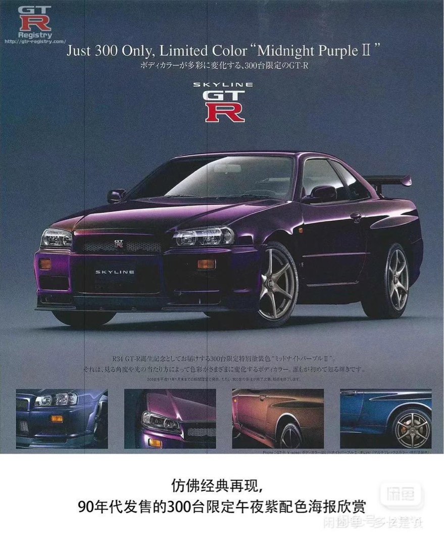 CAPO GTR R34遙控車電動模擬全金屬戰神+1/8+skyline+平跑安東尼車，使用預上色午夜紫變色龍, 興趣及遊戲, 玩具 & 遊戲 ...