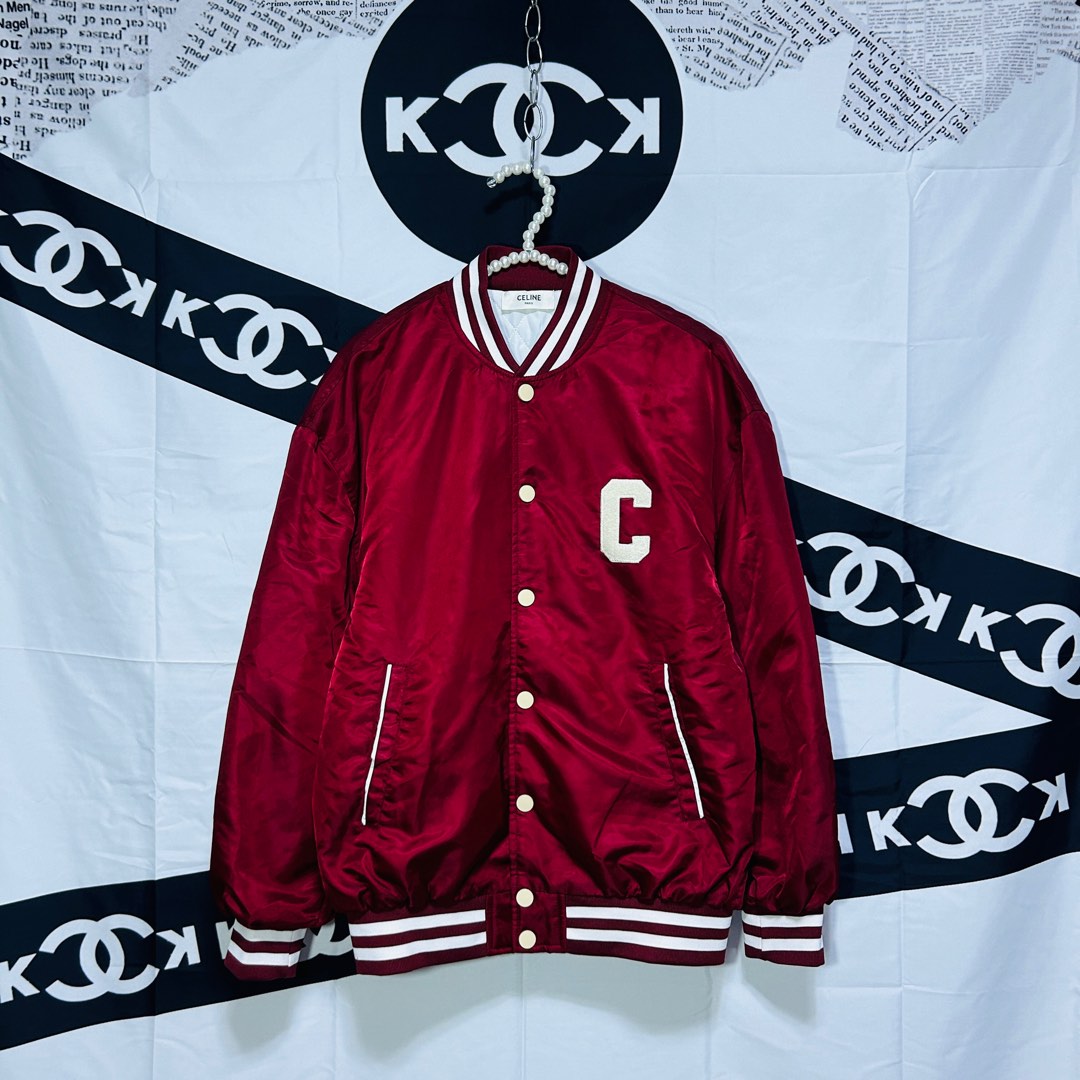 Celine bomber jacket, Luxury, Apparel on Carousell