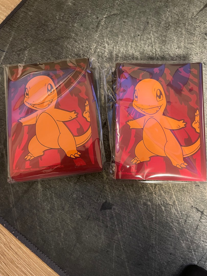 Charmander Card Sleeves from Obsidian Flames ETB (Have 2), Hobbies ...