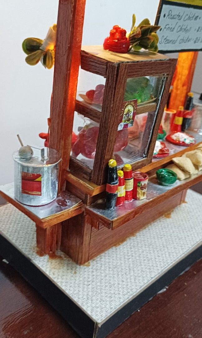 Chicken rice stall, Hobbies & Toys, Stationery & Craft, Handmade Craft ...