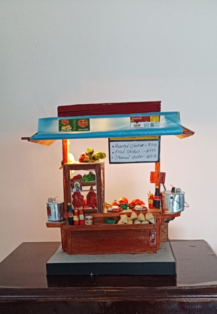 Chicken rice stall, Hobbies & Toys, Stationery & Craft, Handmade Craft ...