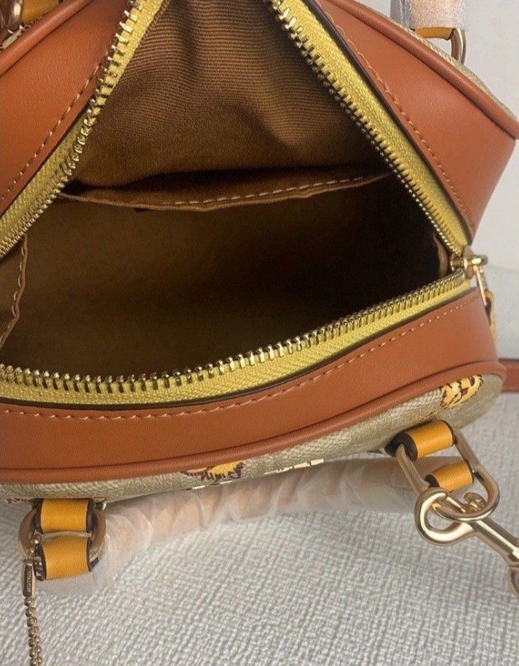 Coach Sydney Satchel (Tossed Chick Print), Luxury, Bags & Wallets on ...