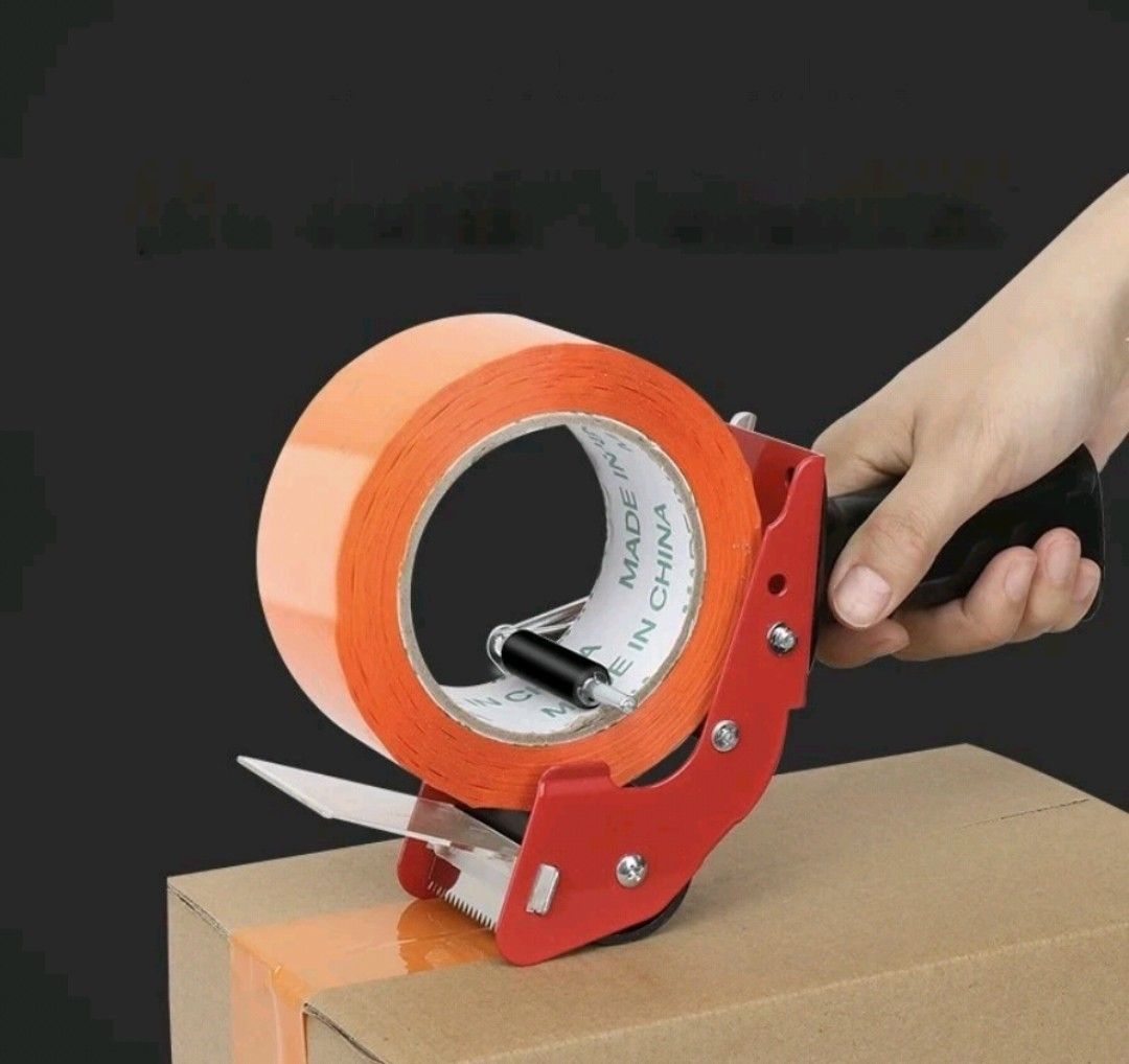 Commercial Tape Dispenser Metal Tape Cutter Holder Carton Box Tape ...